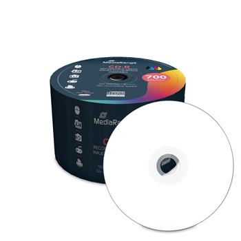 MEDIARANGE CD-R 700MB 52x spindl 50ks Inkjet Printable - IT TRADE.cz