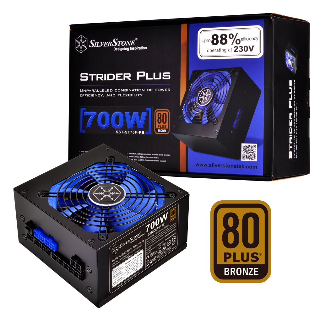 SilverStone Strider Plus Bronze ST70F-PB 700W - IT TRADE.cz